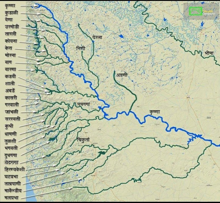 Krishna River Map