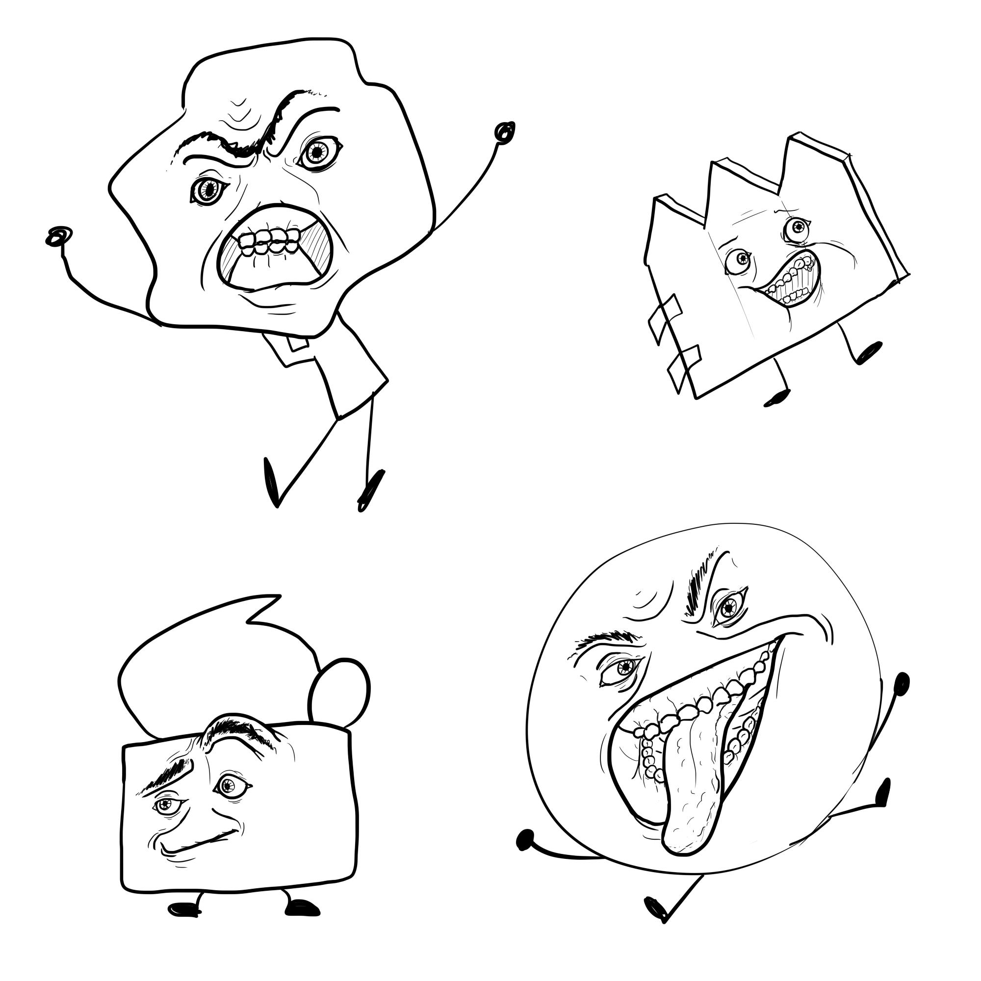 Realistic Rage Faces