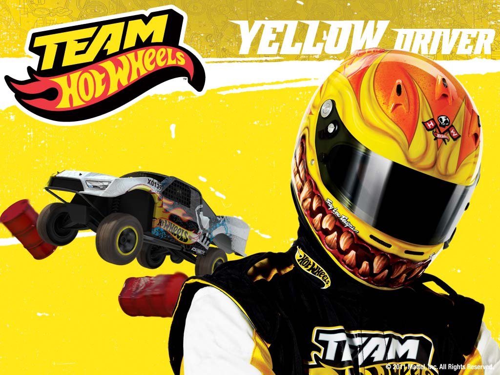 Team Hot Wheels Yellow Driver