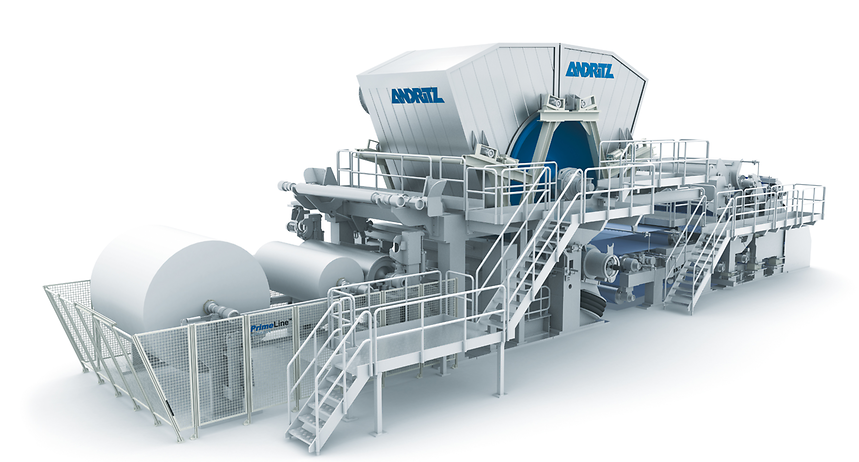 The ANDRITZ PrimeLineCOMPACT tissue machine has a design speed of 2,100 ...