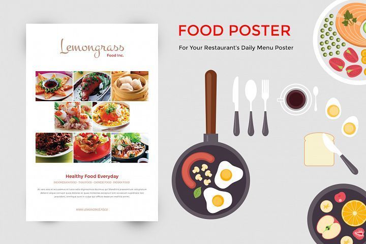 Food Poster Design Samples