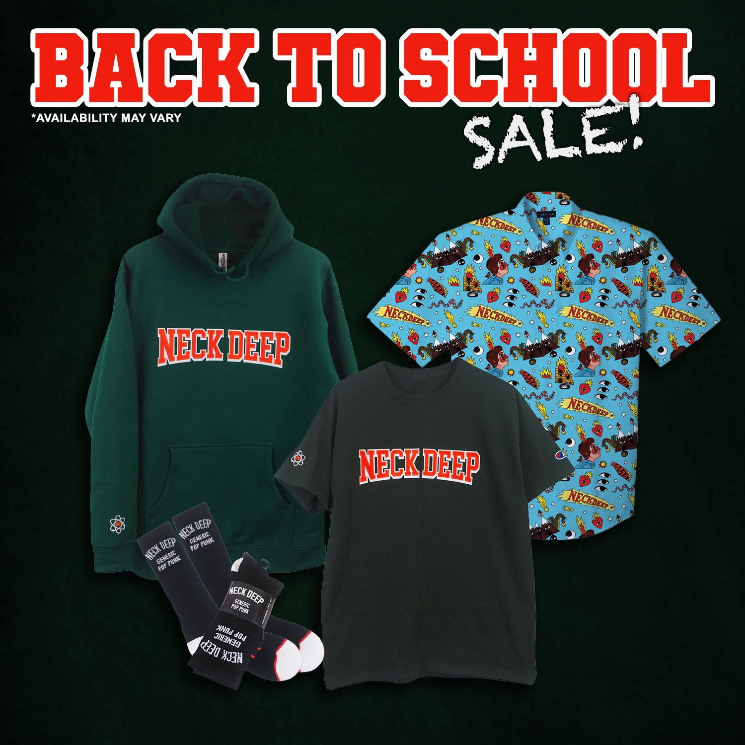 Neck Deep Band Merchandise