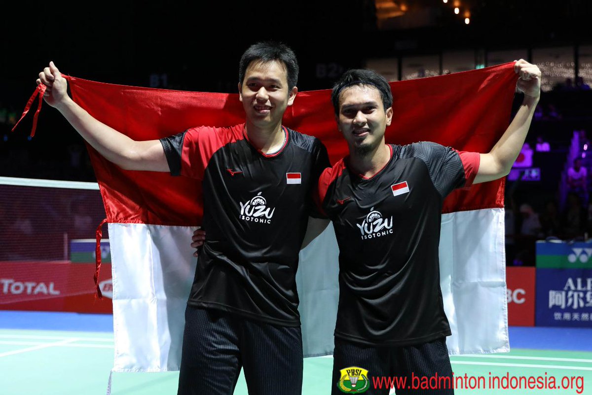 Selamat untuk the daddies, Mohammad Ahsan/Hendra Setiawan, yang sukses ...