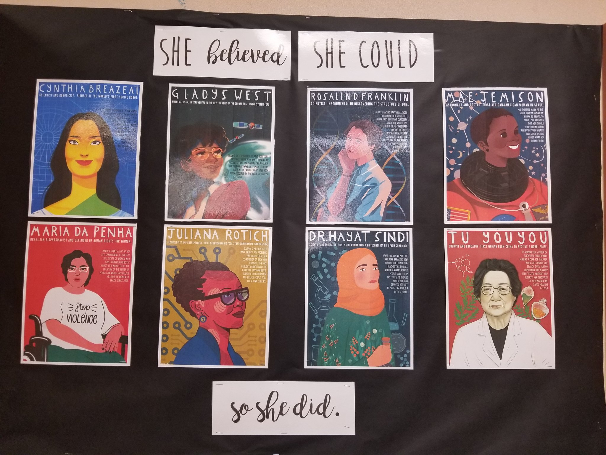 Stacy on Twitter: "I used these great posters of women role models in ...