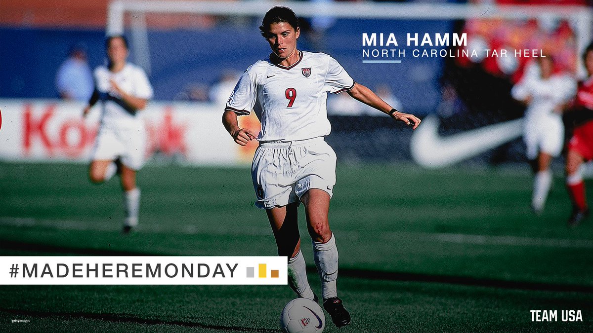 Mia Hamm Playing Soccer Kid