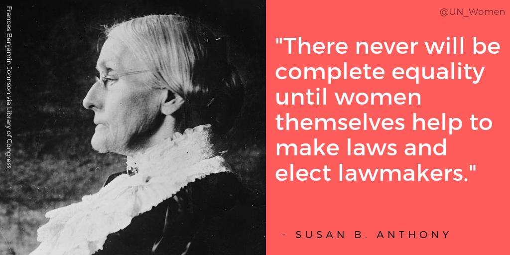 Susan B Anthony Quotes On Womens Suffrage