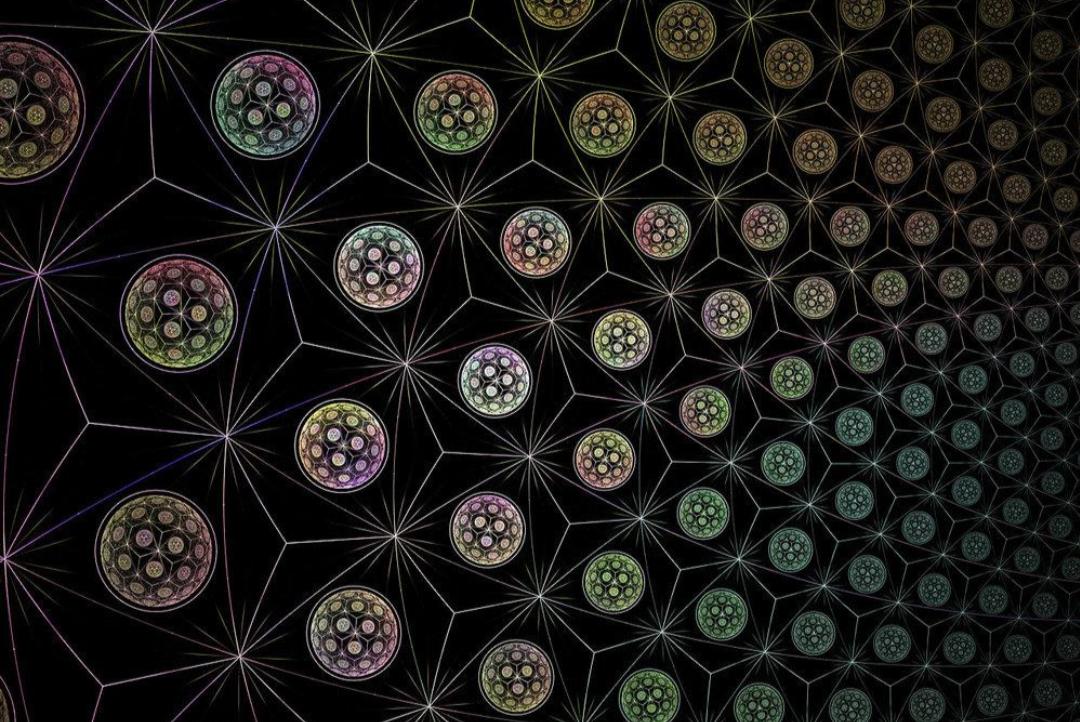 A thread written by @amatya18: "INDRA'S NET Indra’s Net symbolizes the ...