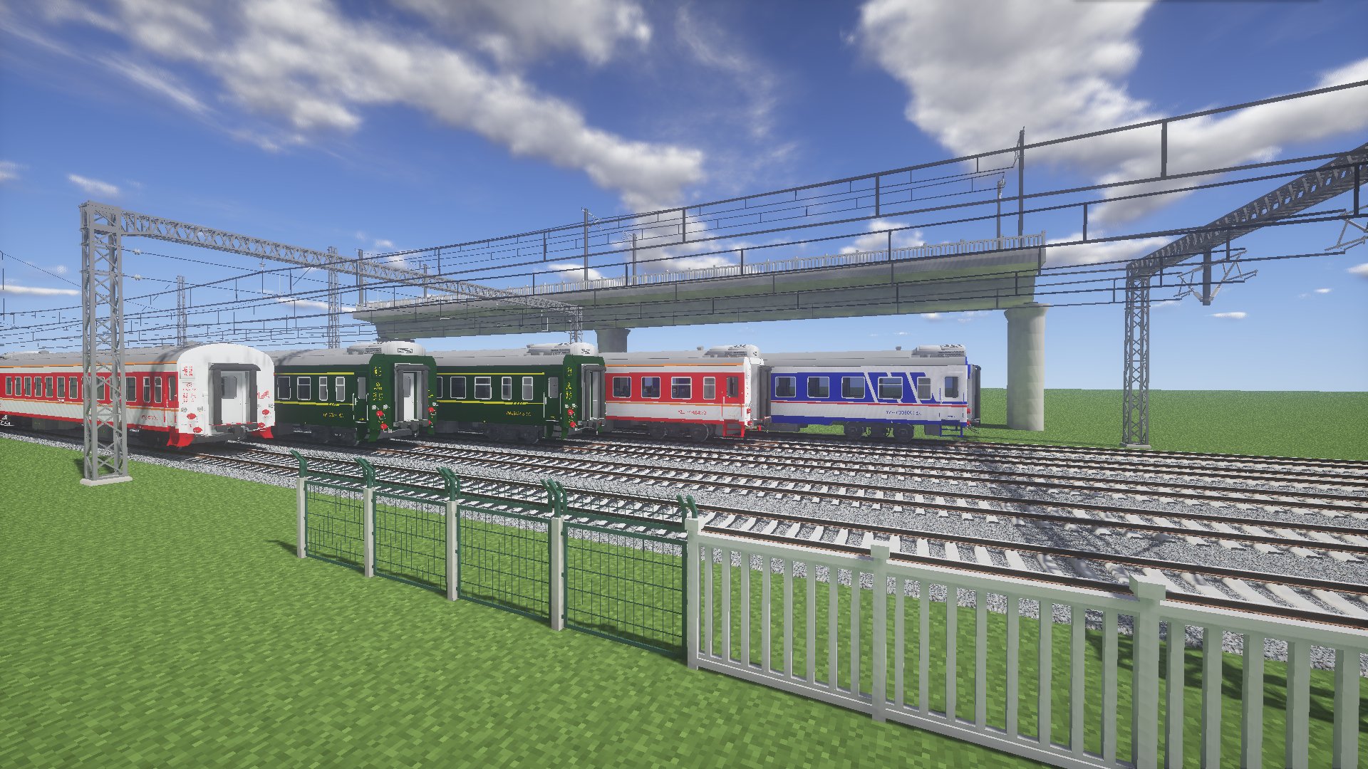 HabQi on Twitter: "#realtrainmod #rtm_ss #rtm_addon ——中国铁路追加包v1.3—— 添加两种涂装 添加几种铁轨 添加接触网组件 添加铁路桥梁 ...