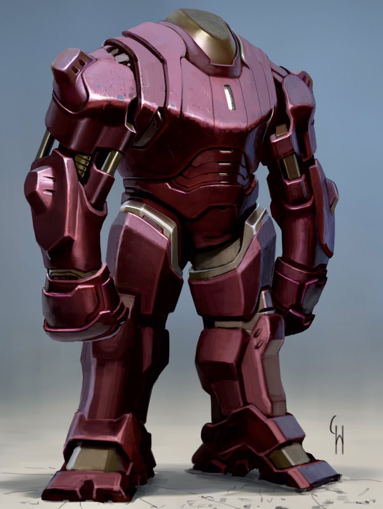 Hulkbuster Vs Hulk Concept Art