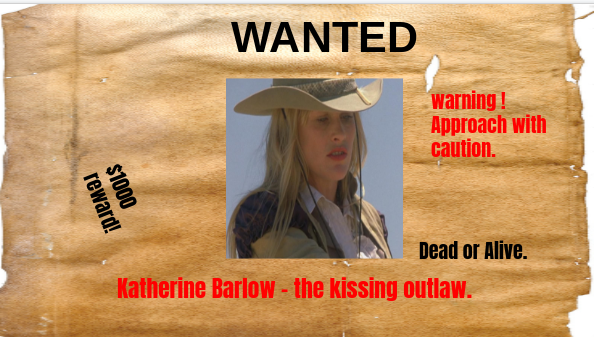 Holes Kissin Kate Barlow Wanted Poster