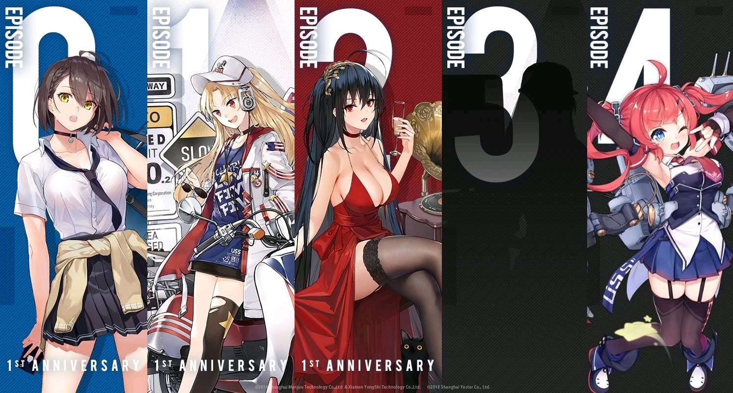 らっと アズレン On Twitter 【en版アズレン 公式告知情報】 En版アズレンにてエンタープライズのen版1周年記念衣装の