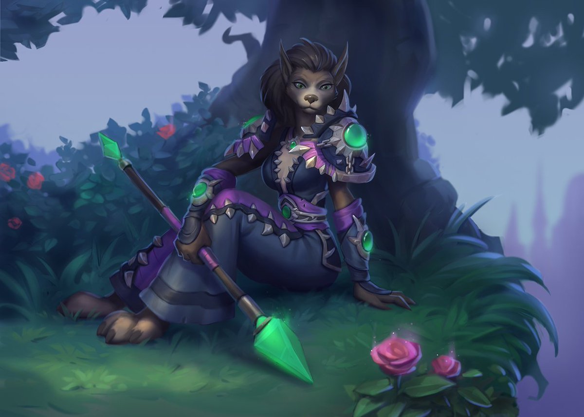 Worgen Warlock Fanart