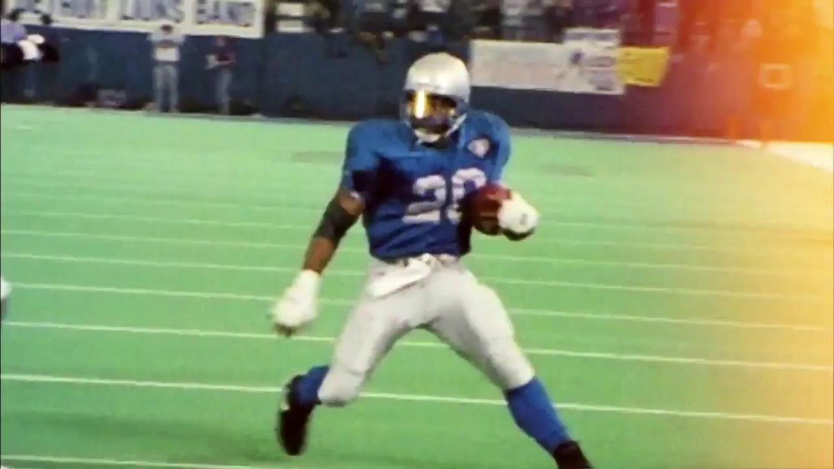 Barry Sanders Juke Gif Detroit Lions Vs Denver Broncos 11/22/90