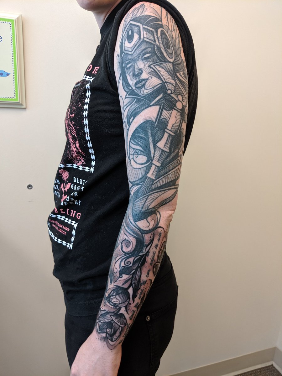 Engine Sleeve Tattoos Free Biker Enjoying Ride Image | Download At