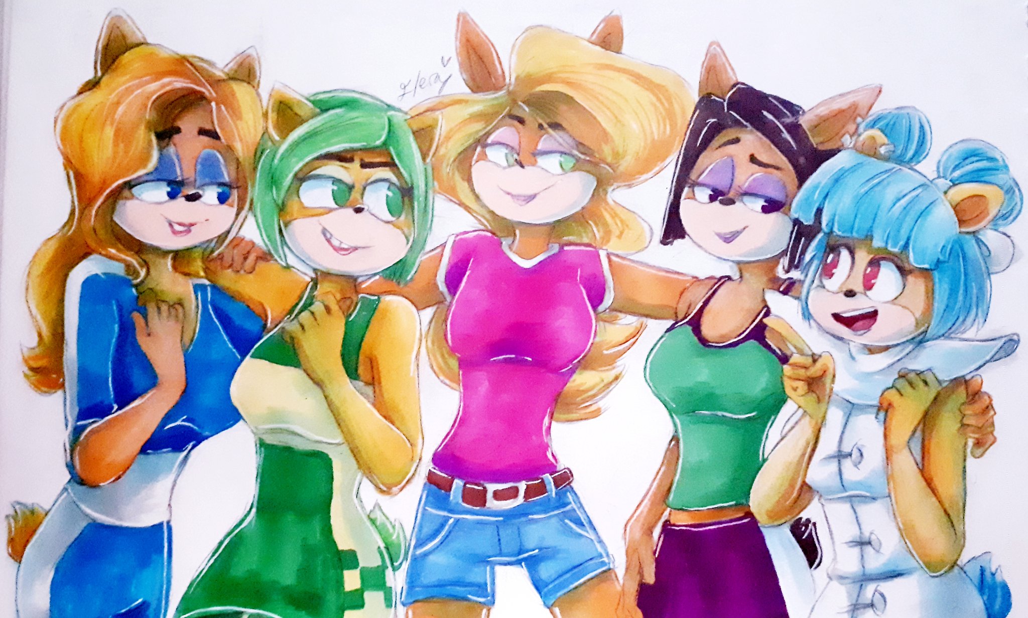 Crash Team Racing Trophy Girls
