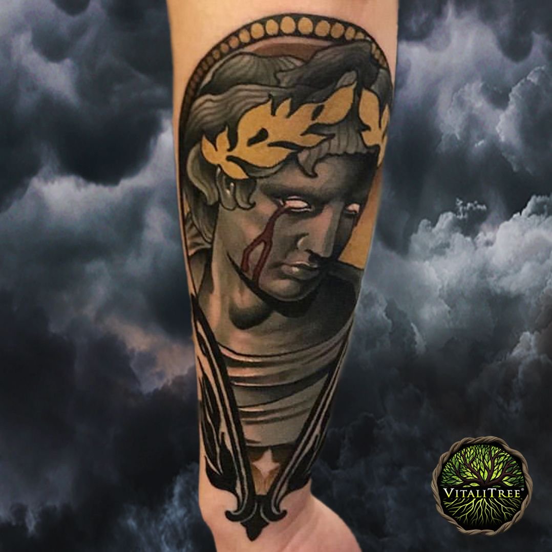 Roman Statue Tattoo