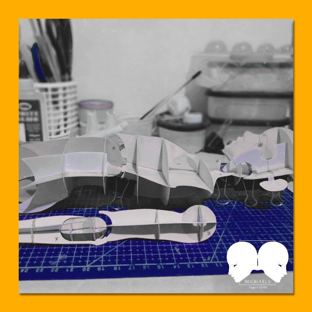 3d Paper Doll Man