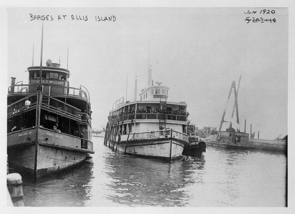 Ellis Island Immigrants Ship