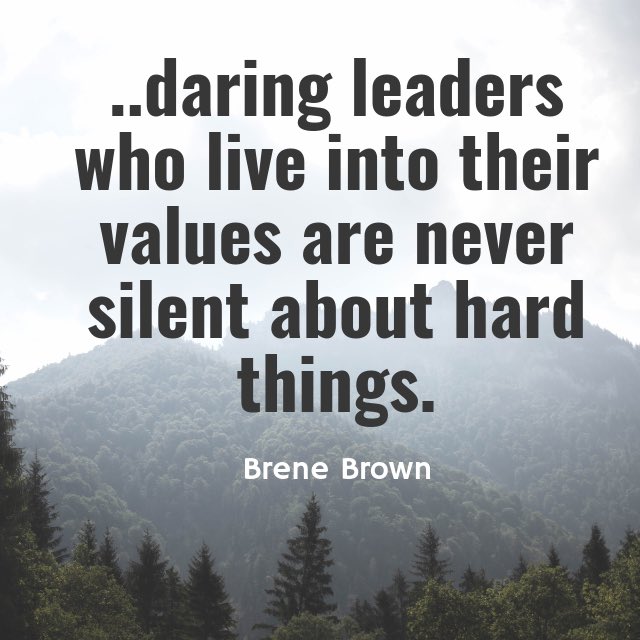 Dr. Laura Maki on Twitter: "daring leaders who live into their values ...