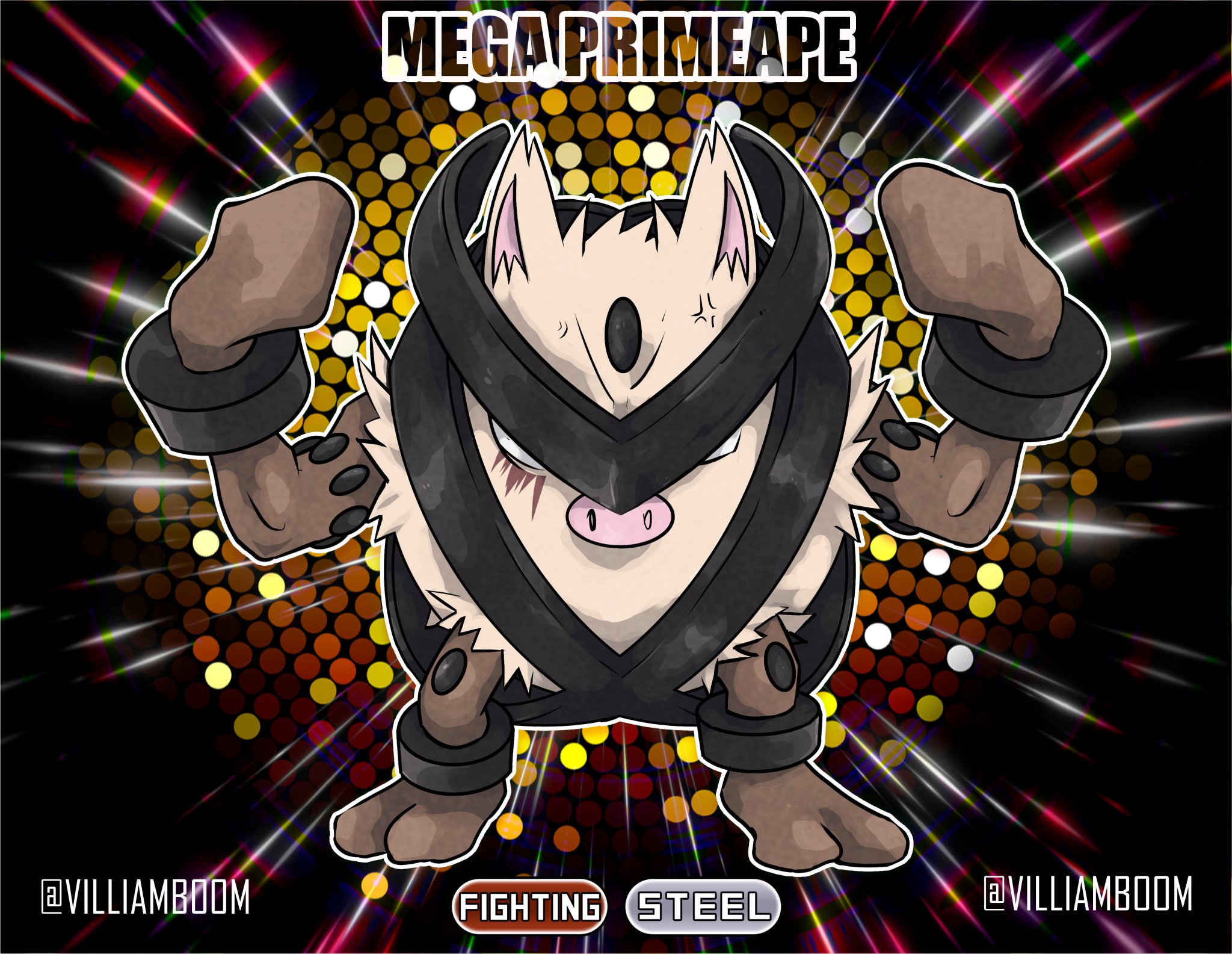 Primeape Mega Evolution