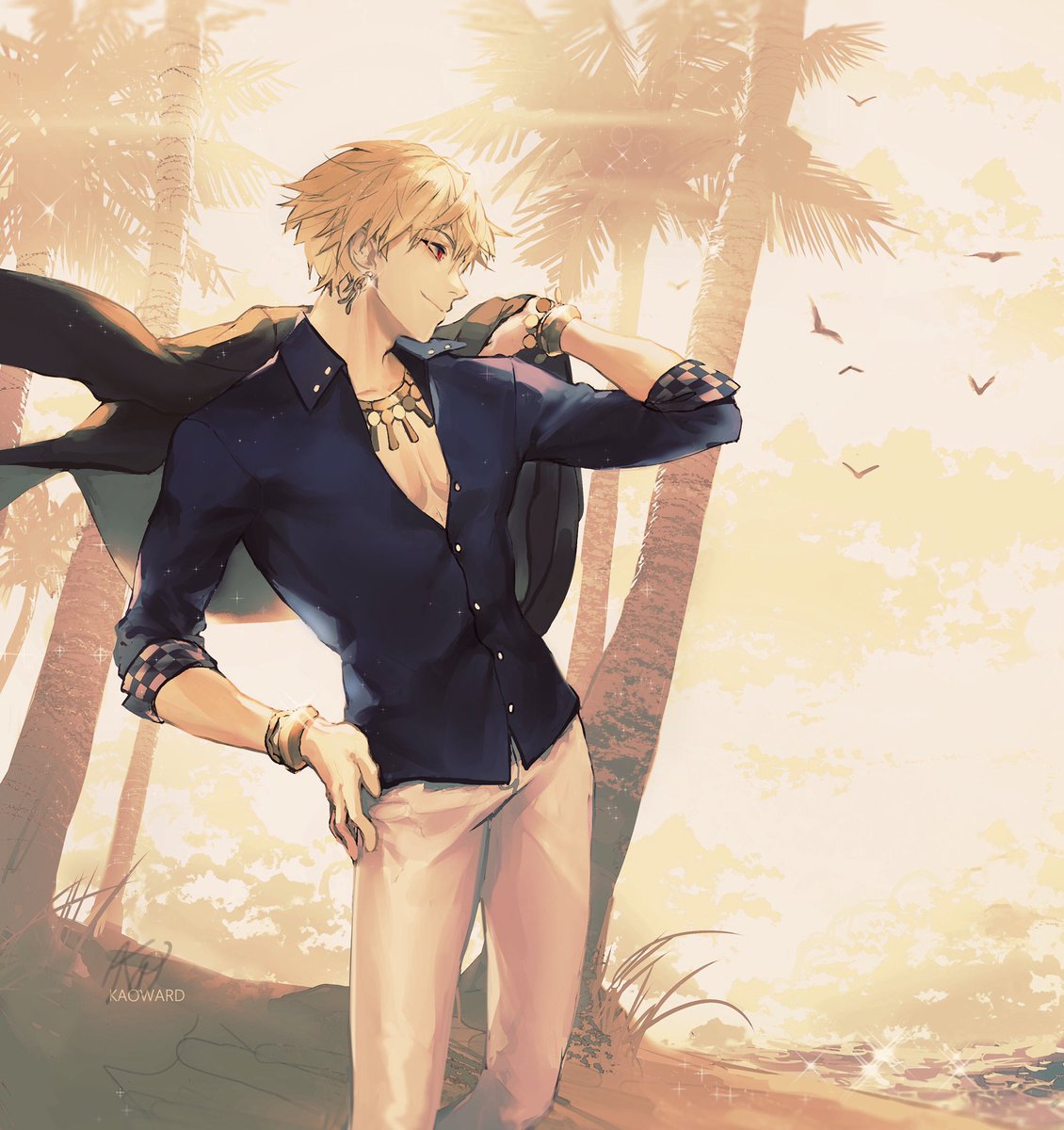 FGO「summer gil #fgo 」|Kaowardのイラスト