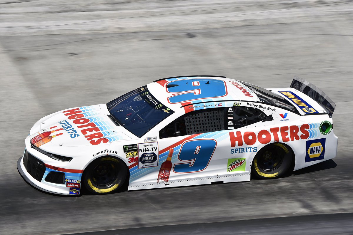 NASCAR 2019 CHASE ELLIOTT #9 HOOTERS SPIRITS 1/24 CAR Cars: Racing ...
