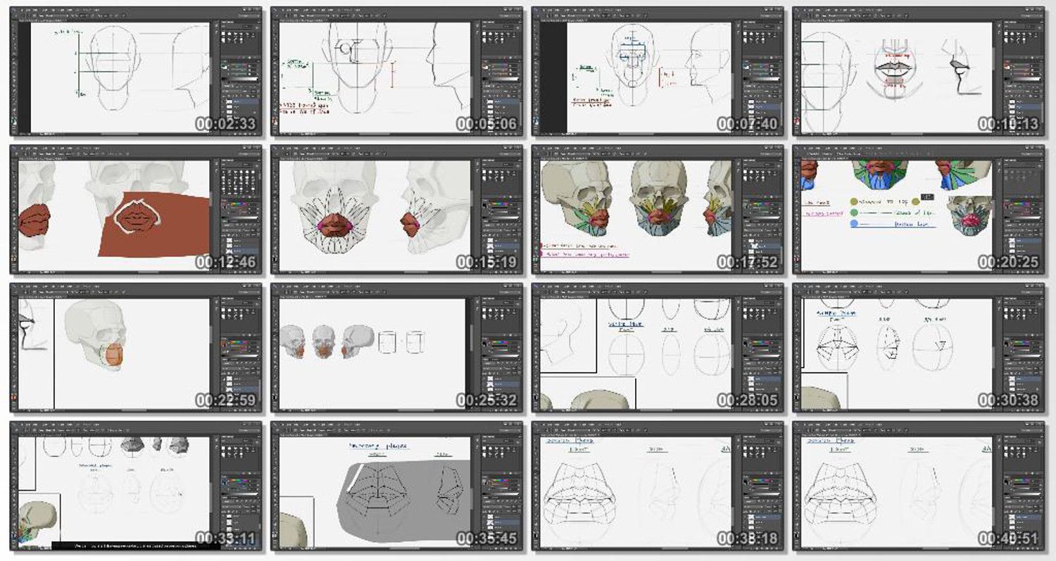 Cubebrush on Twitter: "Improve your painting skills and anatomy with this #tutorial covering how ...
