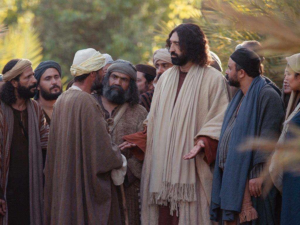 Jesus Helping The Poor