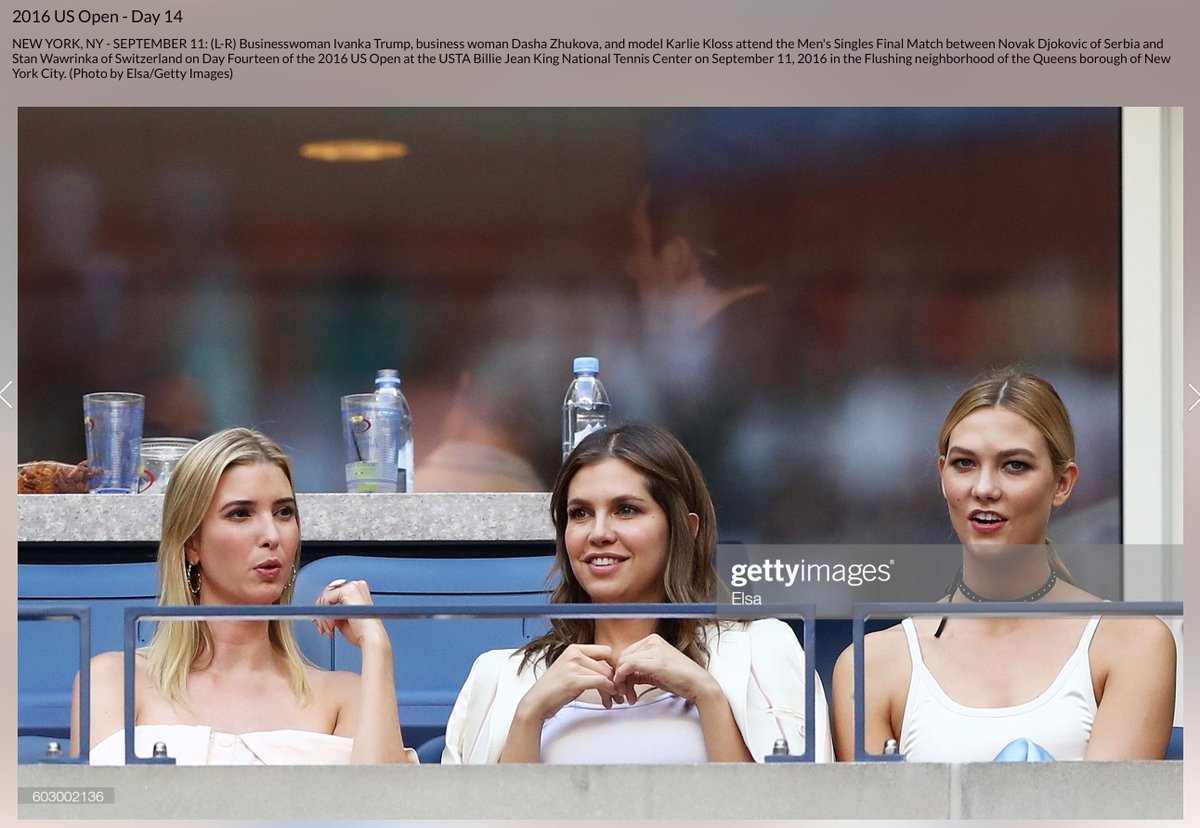 Ivanka Trump and Jeffrey Epstein