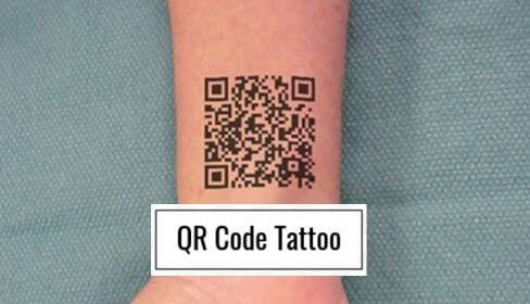 Scannable Bar Code Tattoo