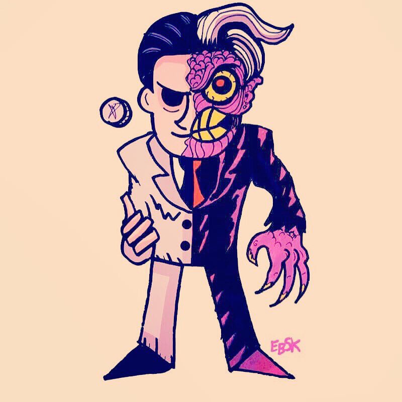 Two Face Drawing