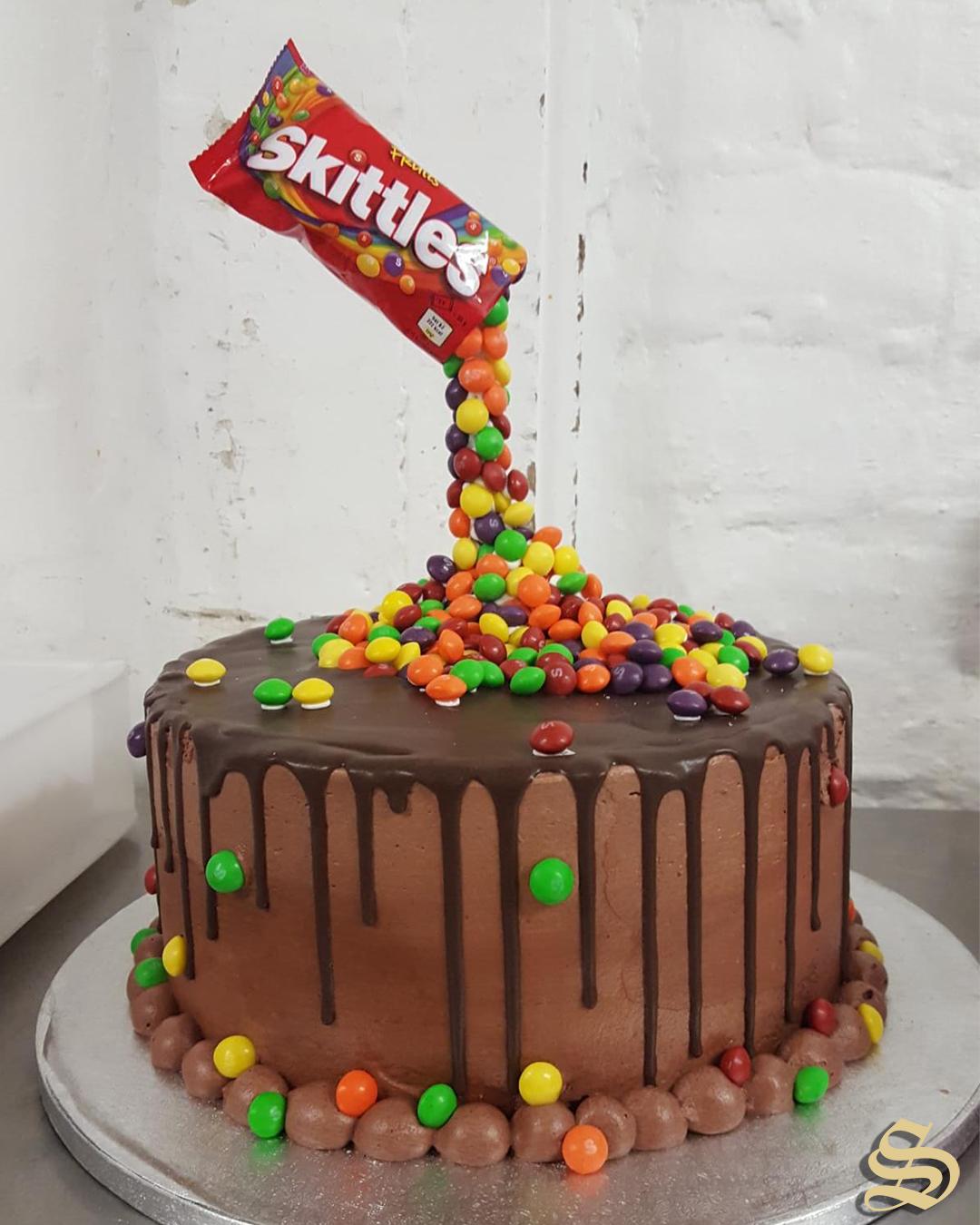 Skittles Cake