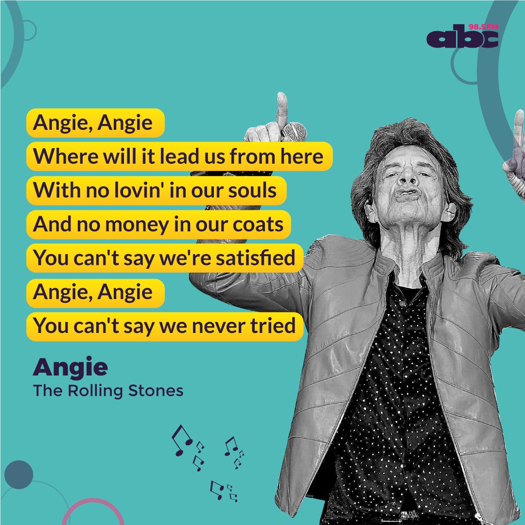 Colibrí Desnudo Oso polar angie the rolling stones letra español ...