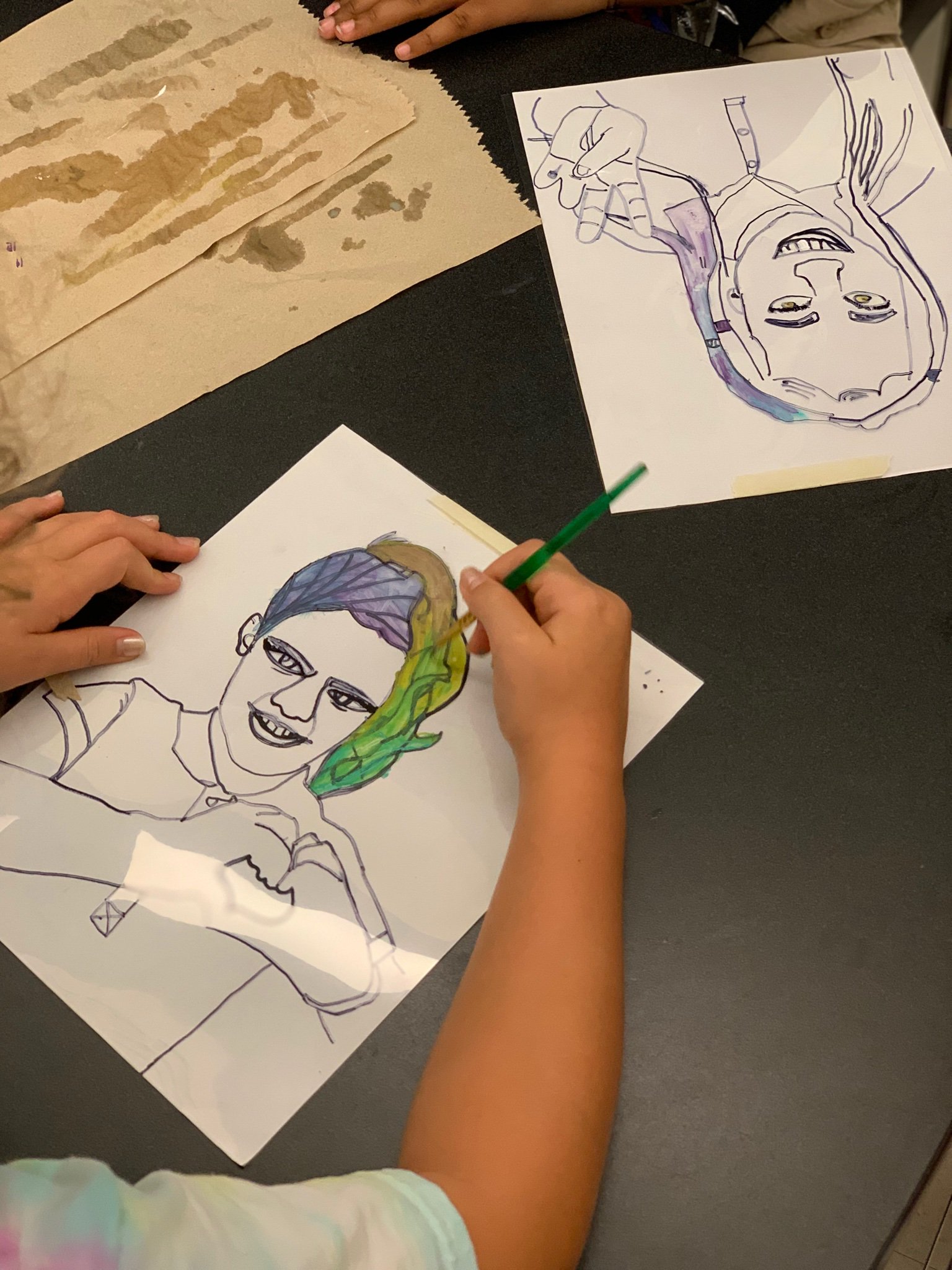 Waverly-Belmont Art on Twitter: "These 4th grade self portraits are ...