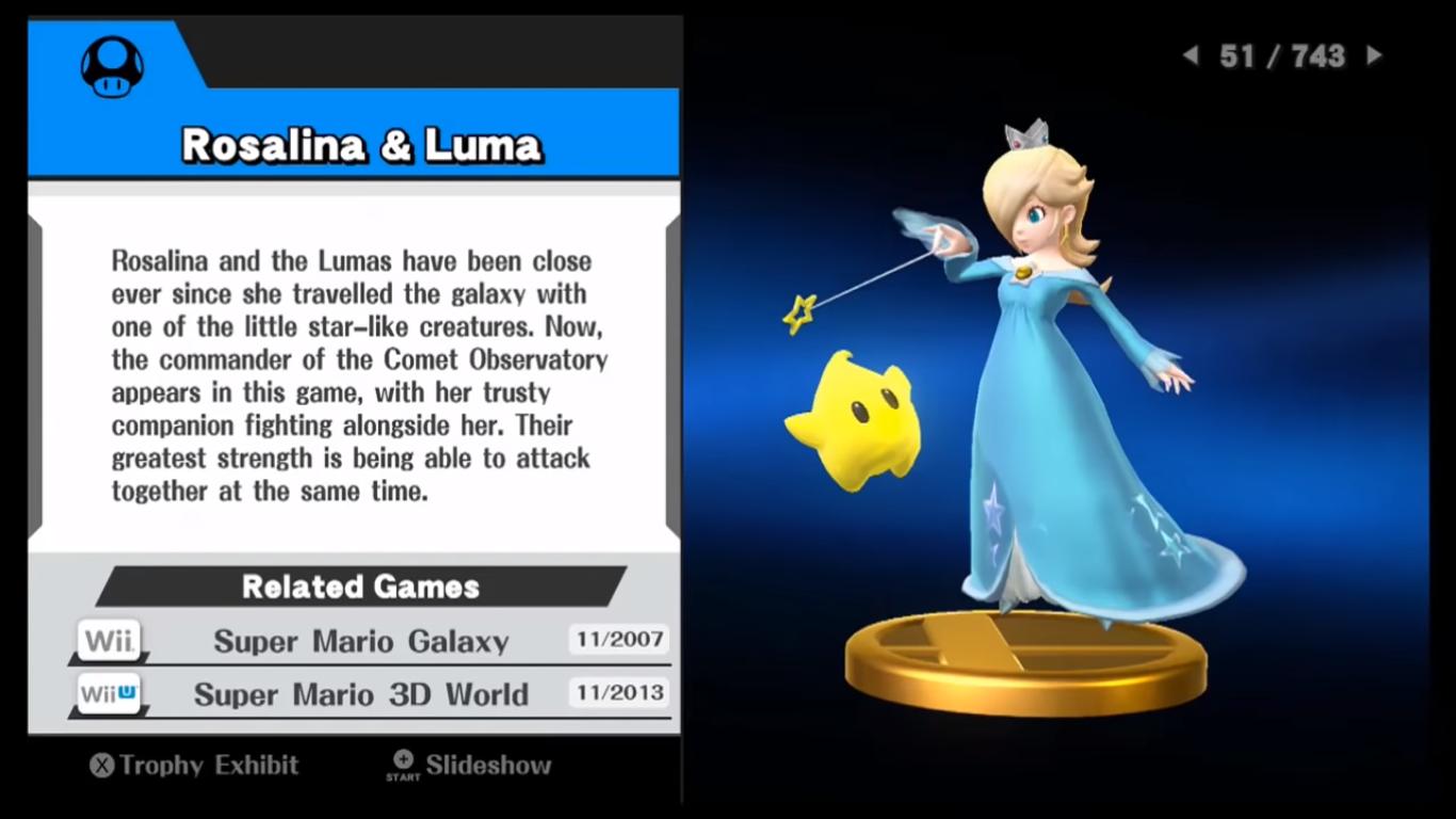 Super Smash Bros 4 Rosalina