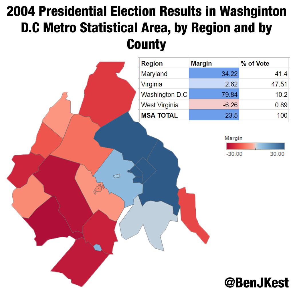 2004 Presidential Election Results