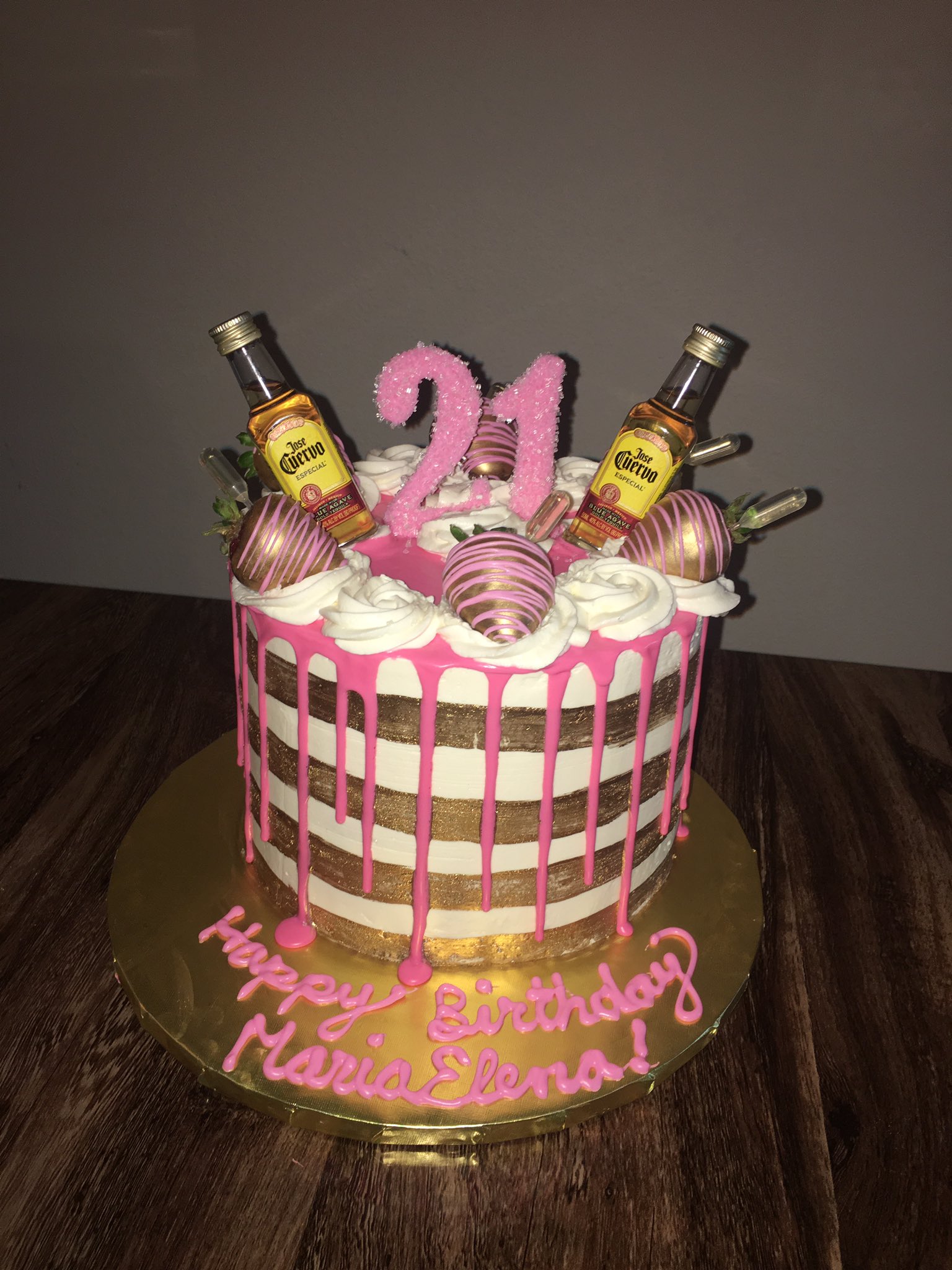 Jose Cuervo Bottle Cake