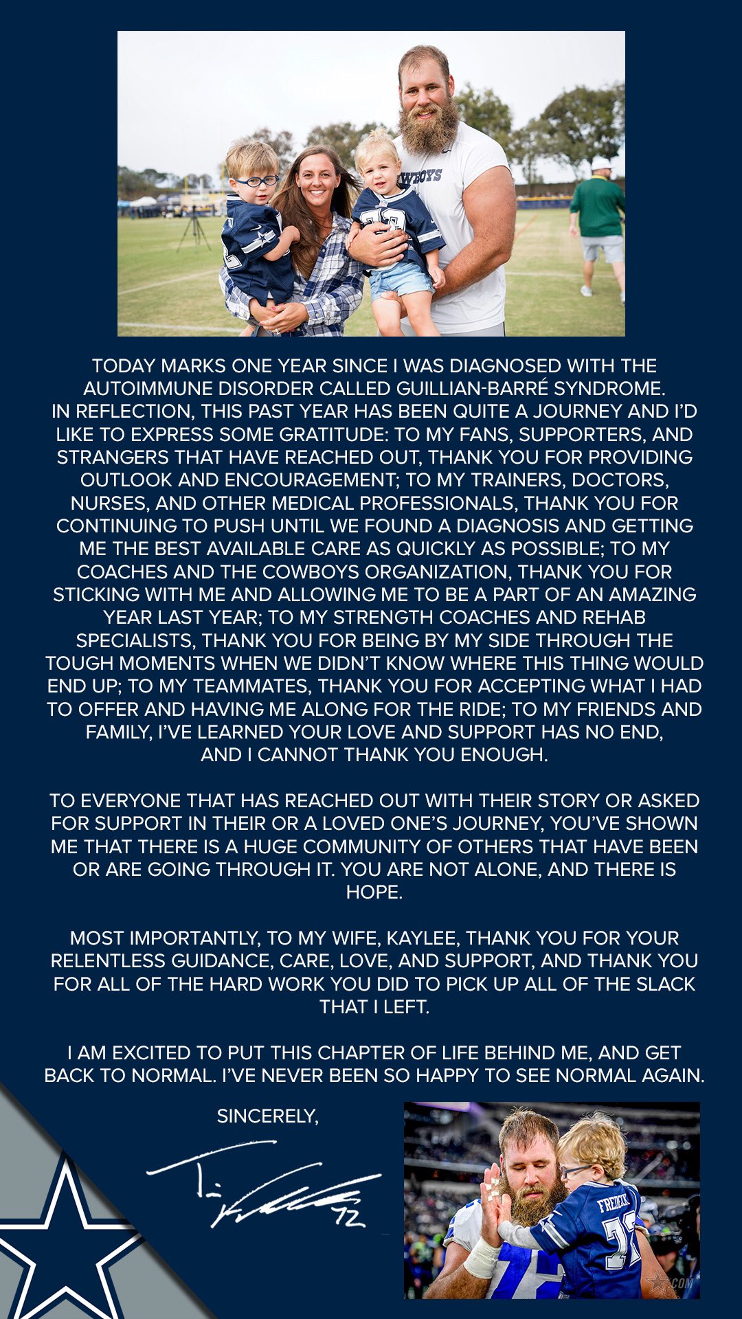 Travis Frederick Wife