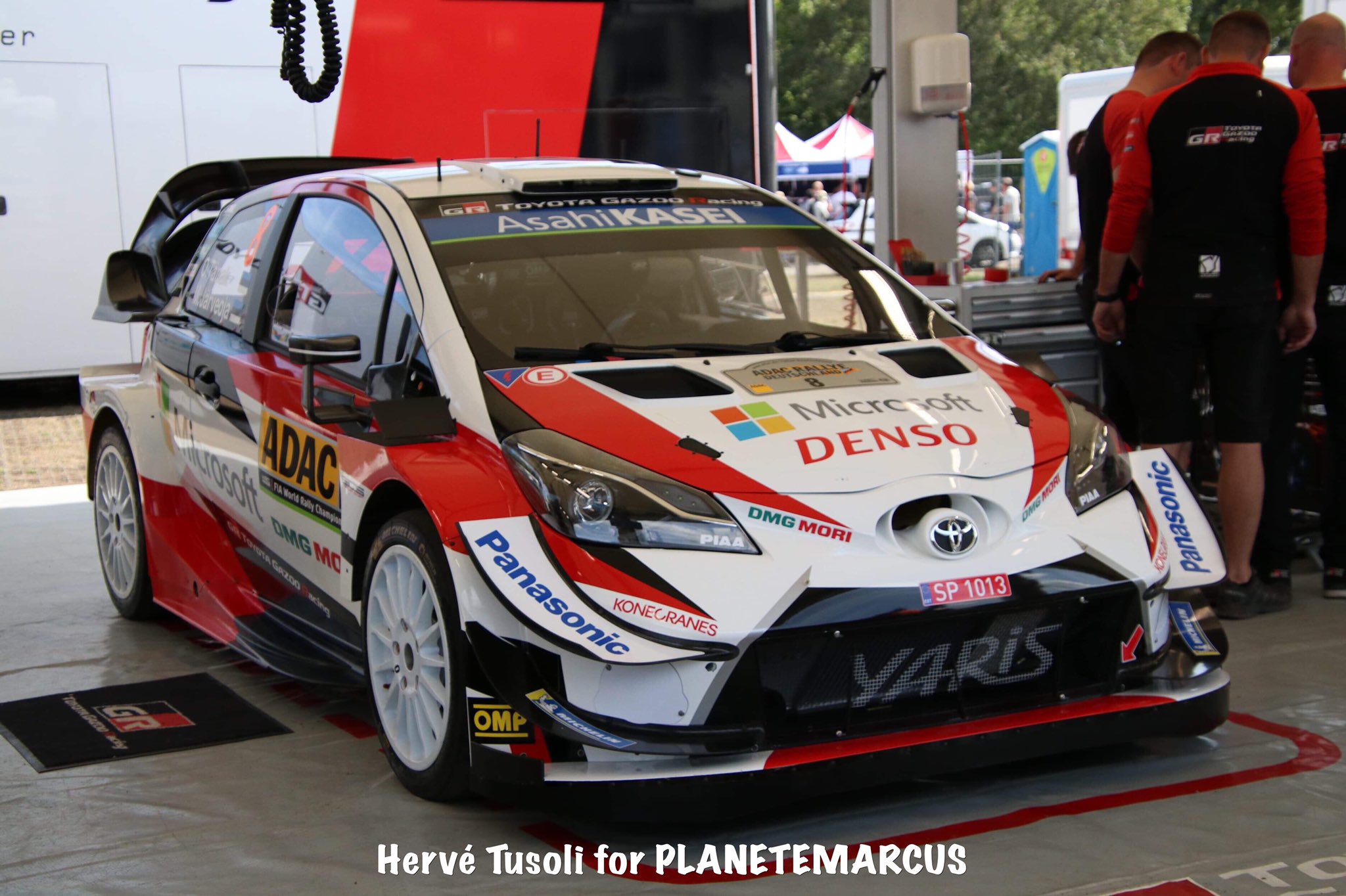 Planetemarcus on Twitter: "Tarmac is back 💥‼️ #DeutschlandRallye Service Park : Toyota / Hyundai ...