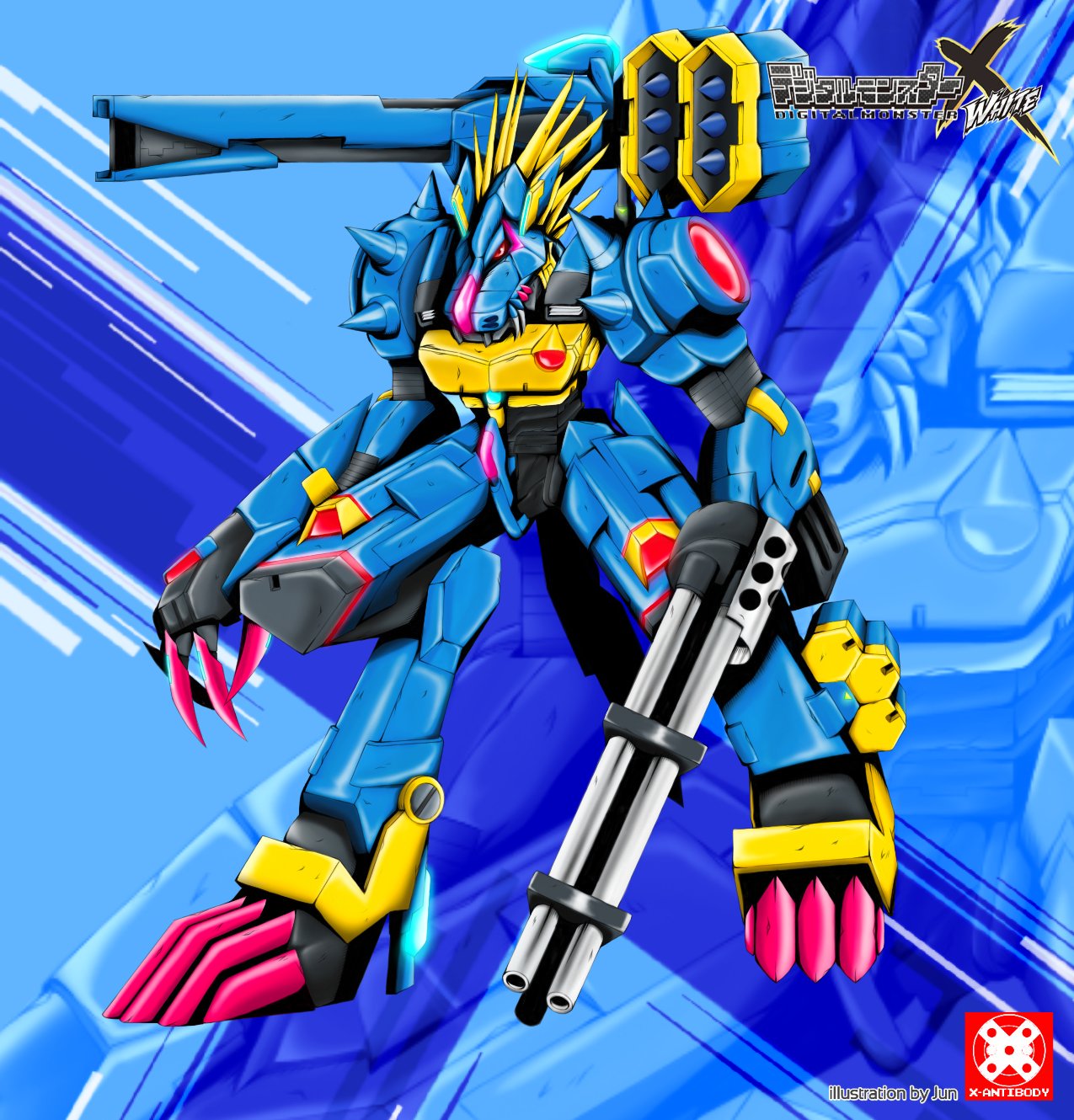 Digimon Metalgarurumon X