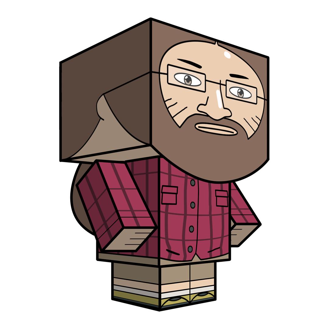 Minecraft Papercraft Villager Priest