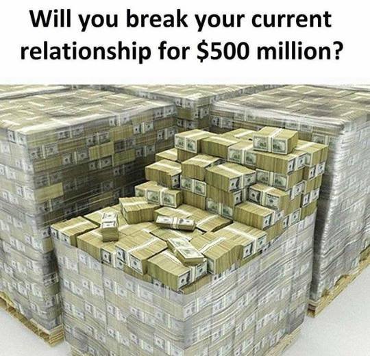 500 Million Dollars Cash