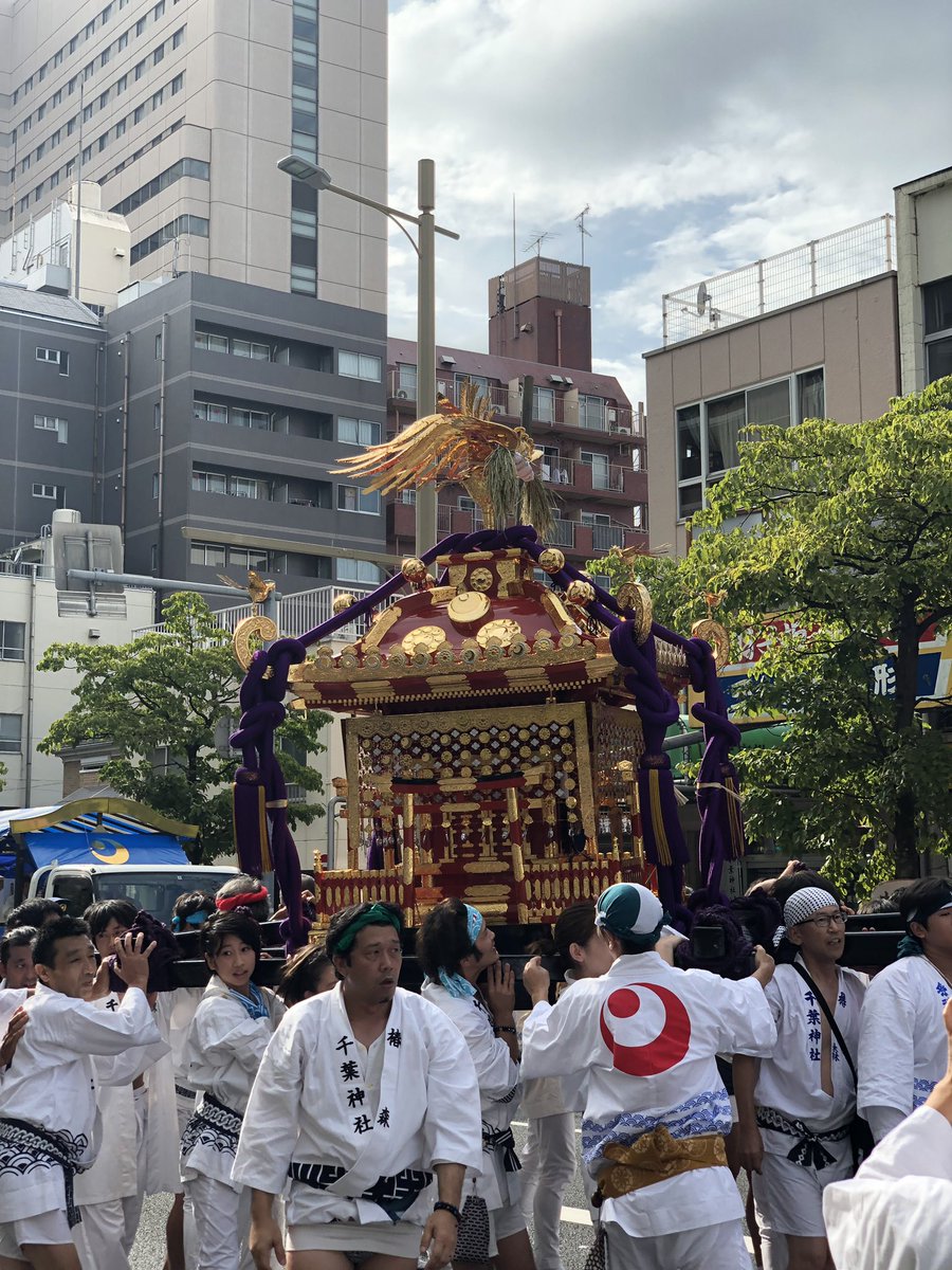 Post by Jasmine on X: 千葉神社お神輿