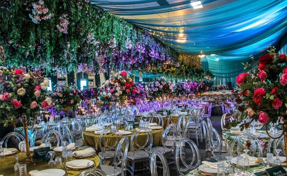 Enchanted Forest Themed Wedding Reception