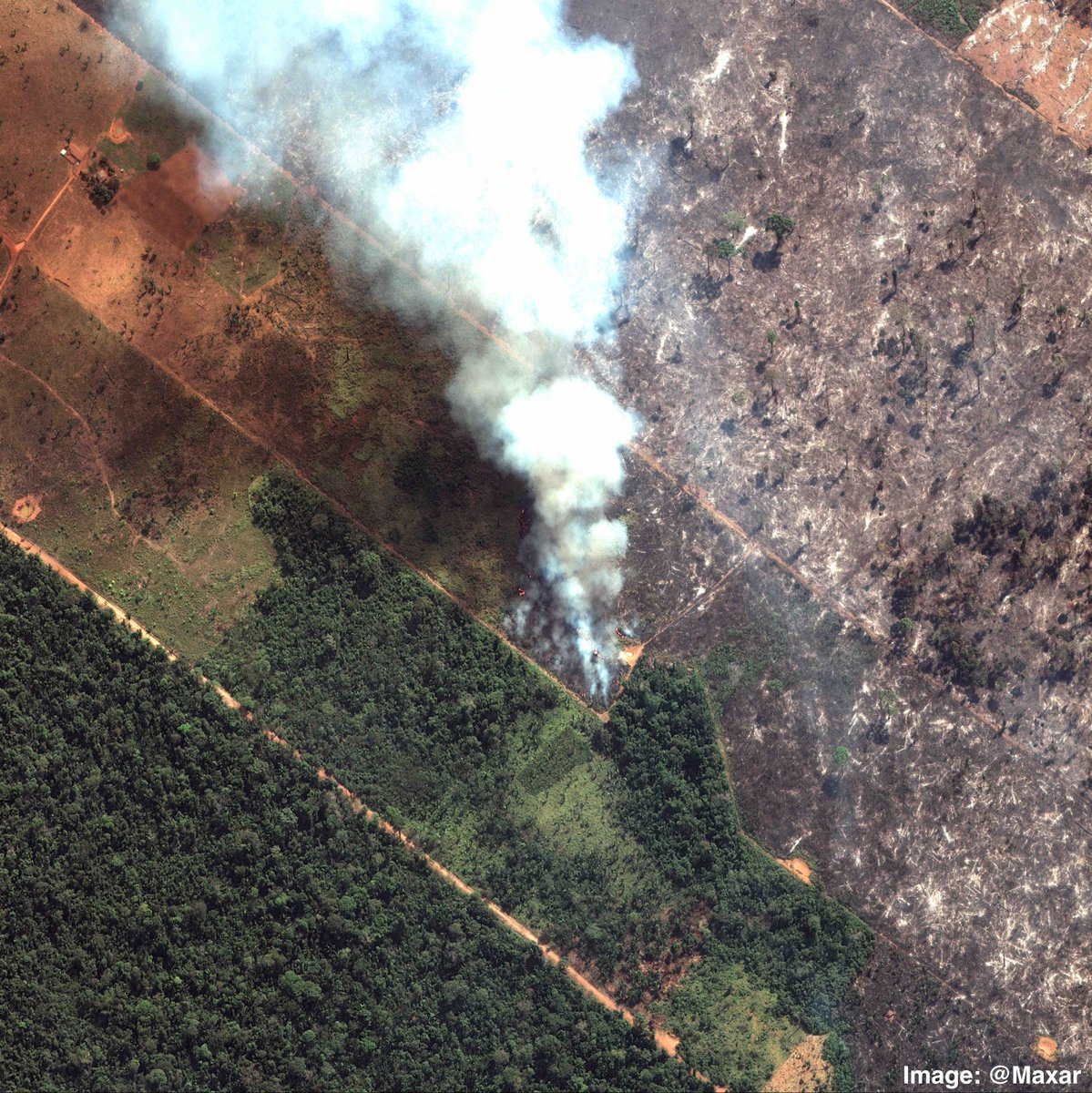 A Thread from @ABC: "Satellite imagery shows extent of devastating ...
