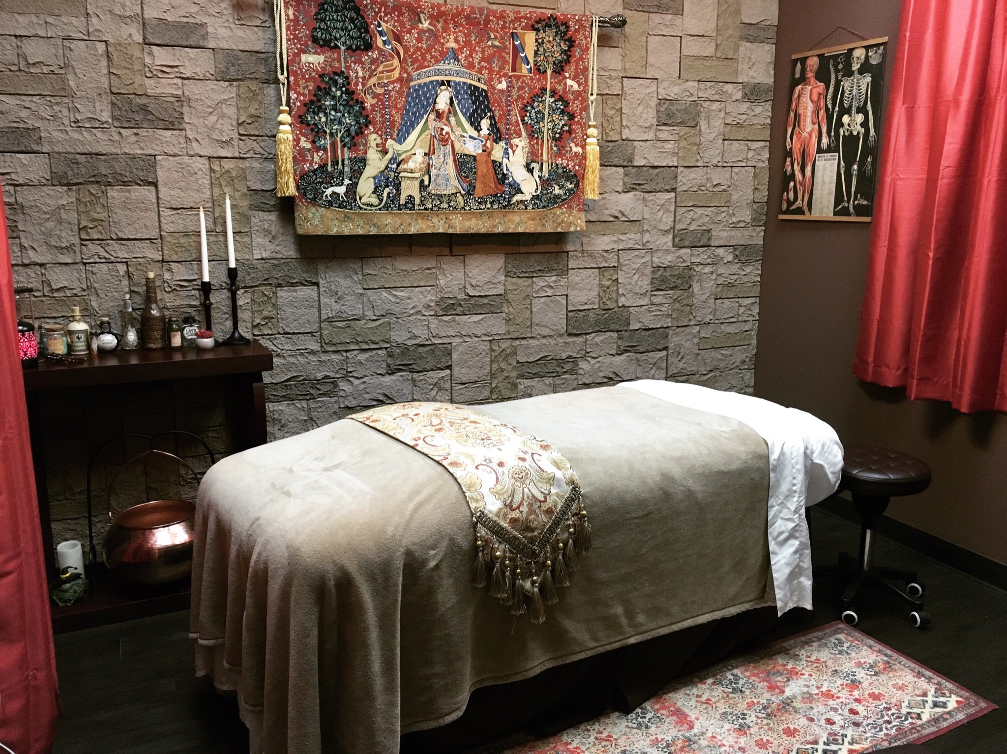 Massage Therapy Room Decor