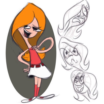 How To Draw Candace From Phineas And Ferb