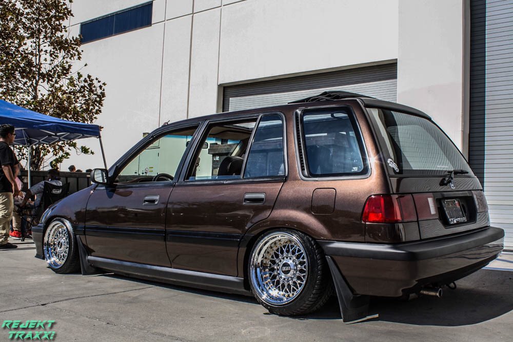 Slammed Civic Wagon