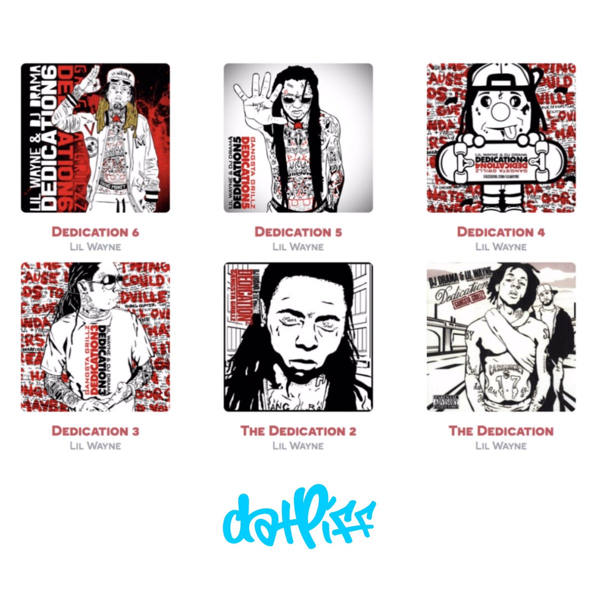 Lil Wayne Dedication 5 Drawing