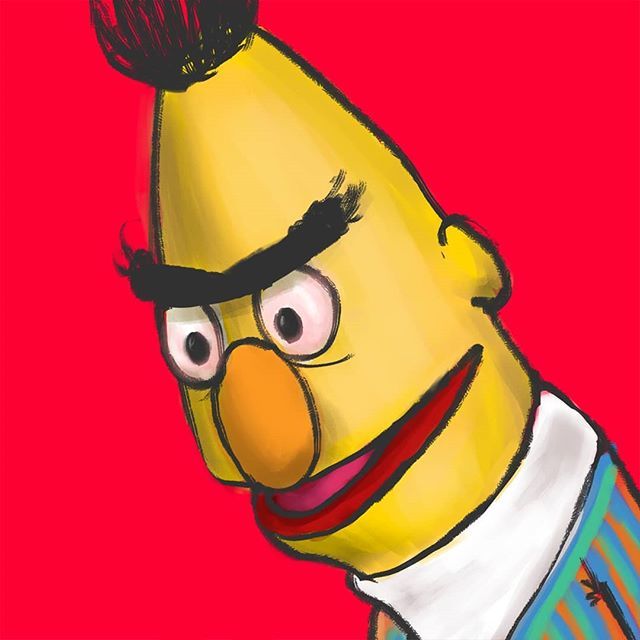 Bert Angry Face